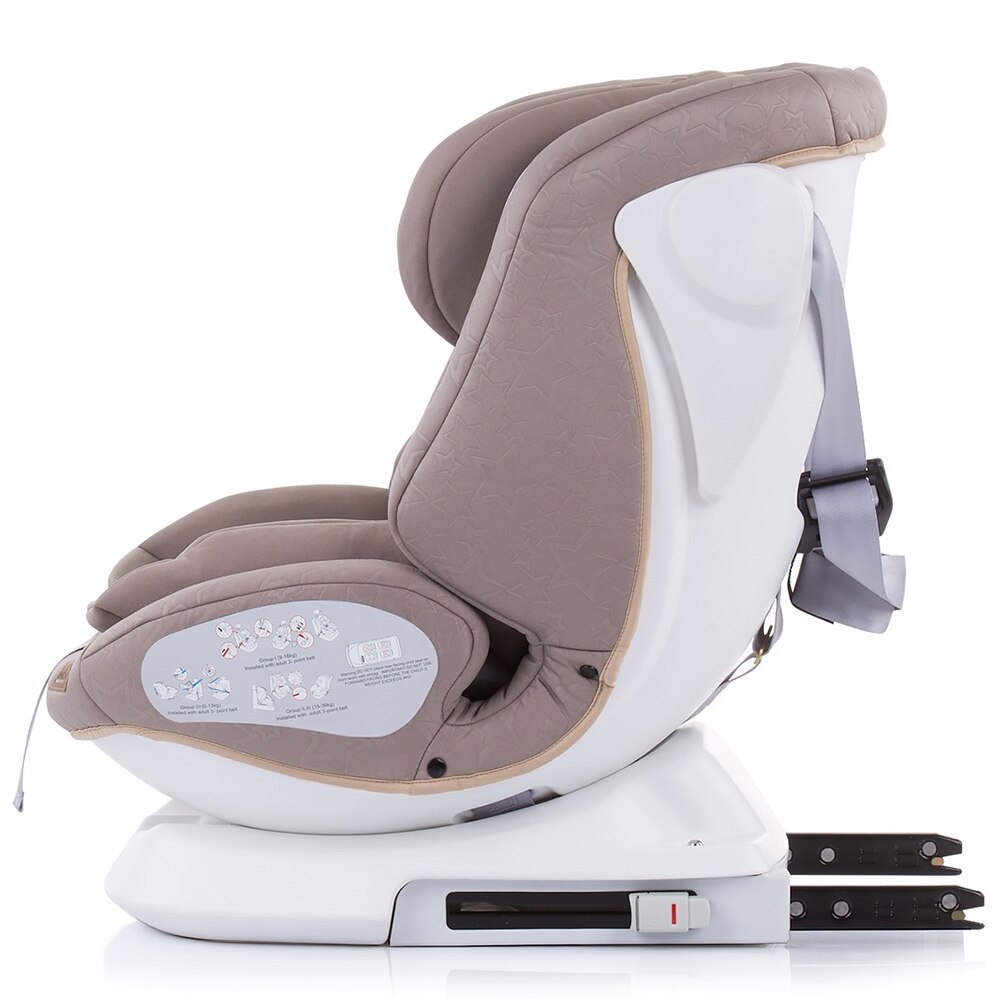 Scaun auto Chipolino Rotix 0-36 kg latte cu sistem Isofix - eMAG.ro