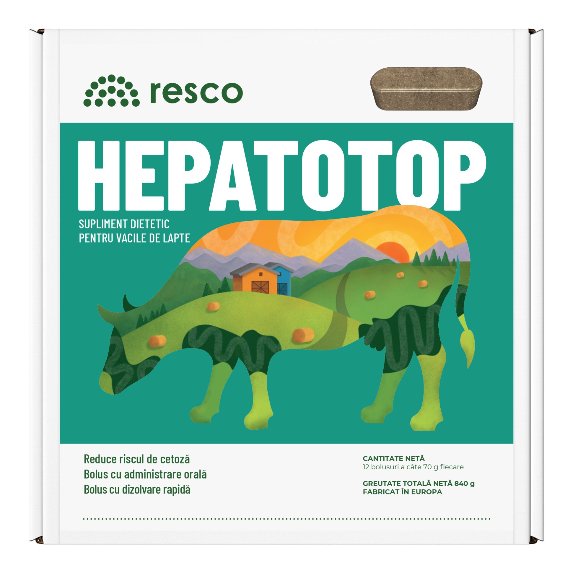 Bolusuri cu eliberare rapida de elemente pentru prevenirea cetozei la ...