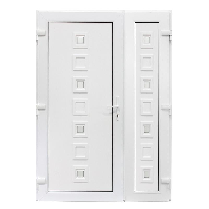 Usa Intrare PVC Lola dubla, 5 camere izolare, 1400x2050 mm, deschidere ...