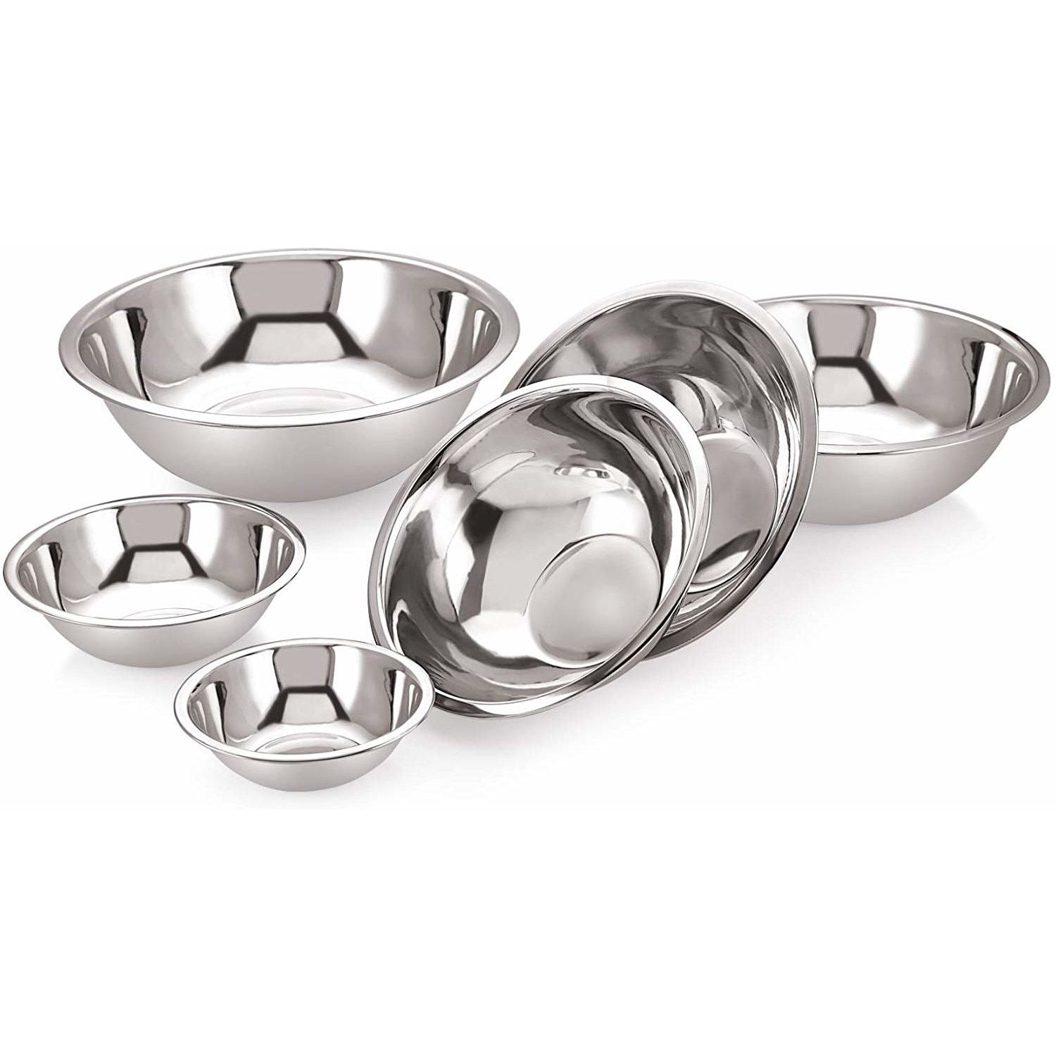 Set Bol inox 6 buc, 14/16/18/20/22/24 cm, GRUNBERG IDB-14/16/18/20/22 ...