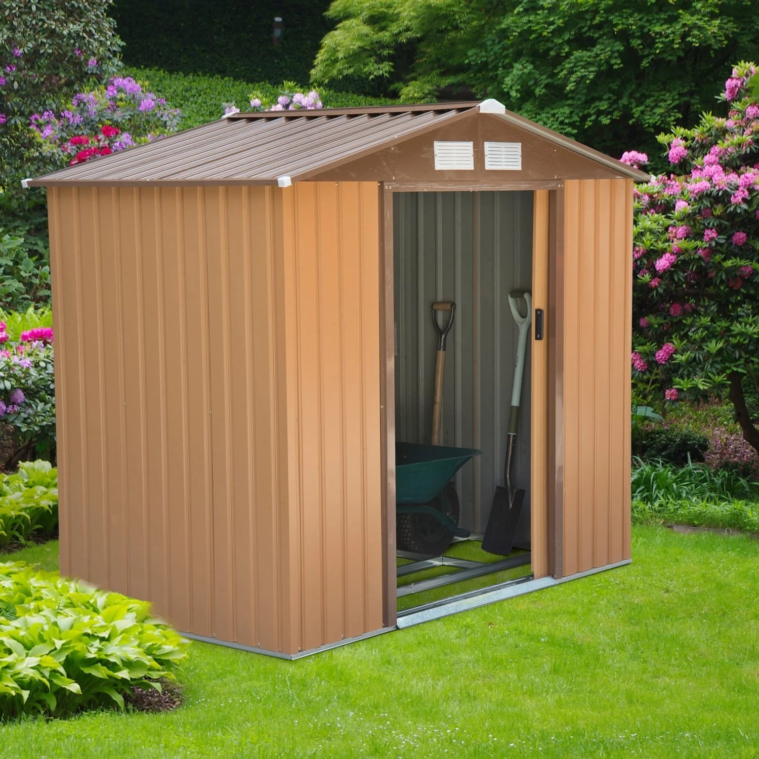 Cabina Dulap Gradina Outsunny Ustensile in Lamiera de Otel ...