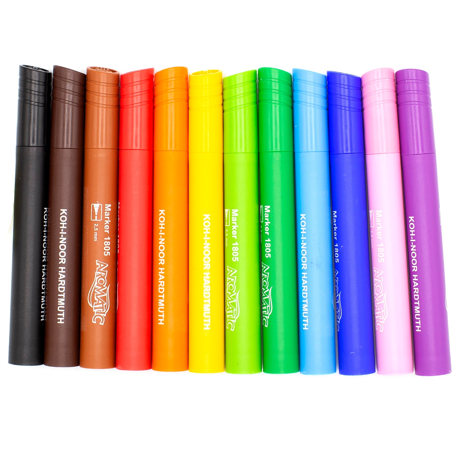 Set 12 Carioci aromatic Jumbo, KOH I NOOR, 12 culori, plastic - eMAG.ro