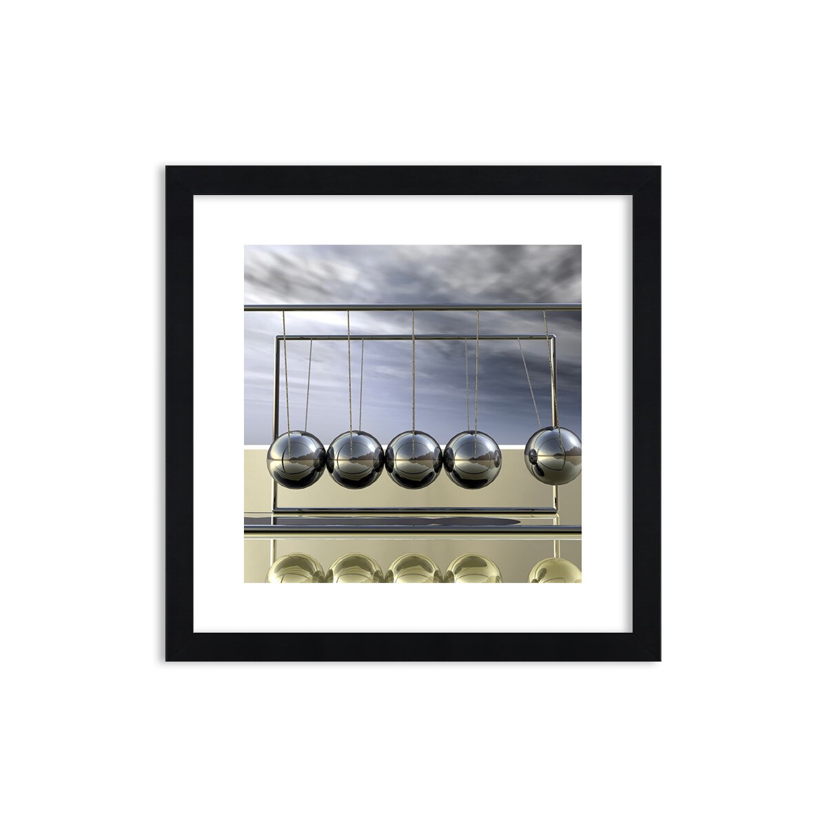 Tabloul in rama 40x40 cm, Bile, F1BAC40x40-0252 - eMAG.ro