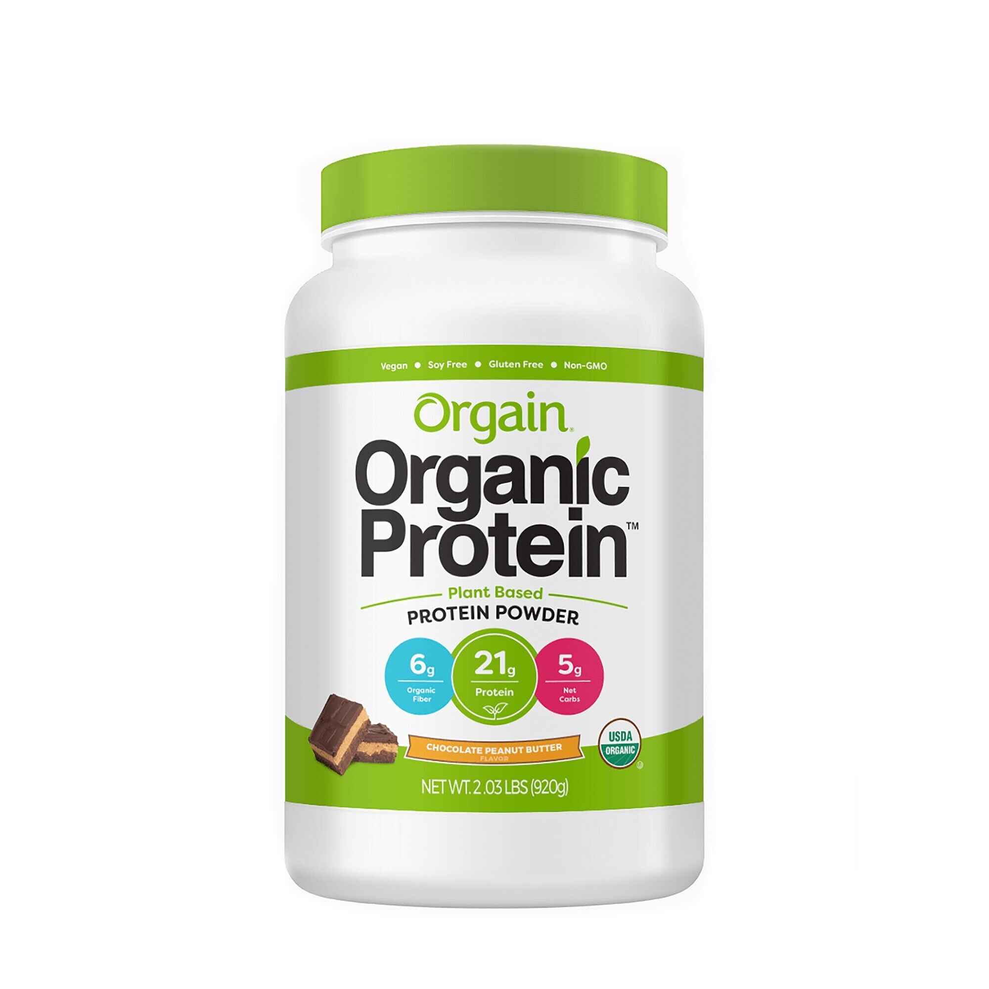 Orgain® Organic Protein™ Proteina Vegetala cu Aroma de Ciocolata si Unt ...