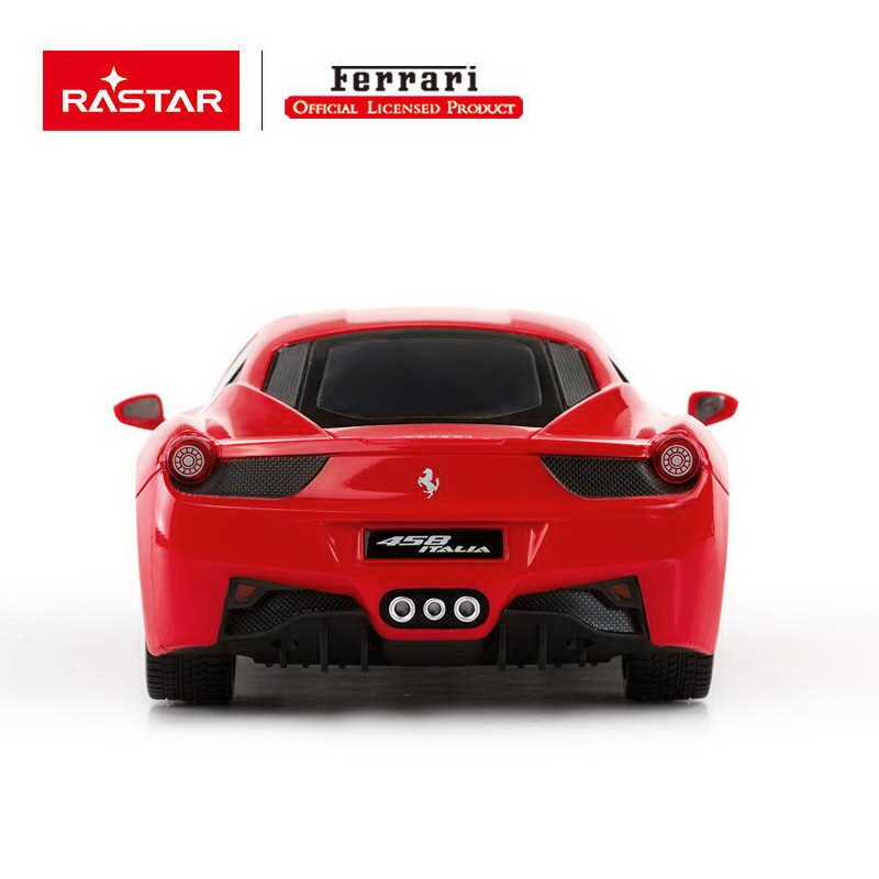 Количка Rastar RC - Ferrari 458 Italia, Червен, 1:18 - eMAG.bg