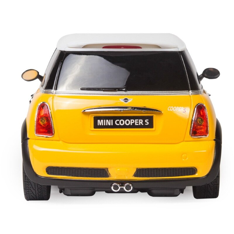Количка Rastar RC - Mini Cooper, Жълт, 1:18 - eMAG.bg
