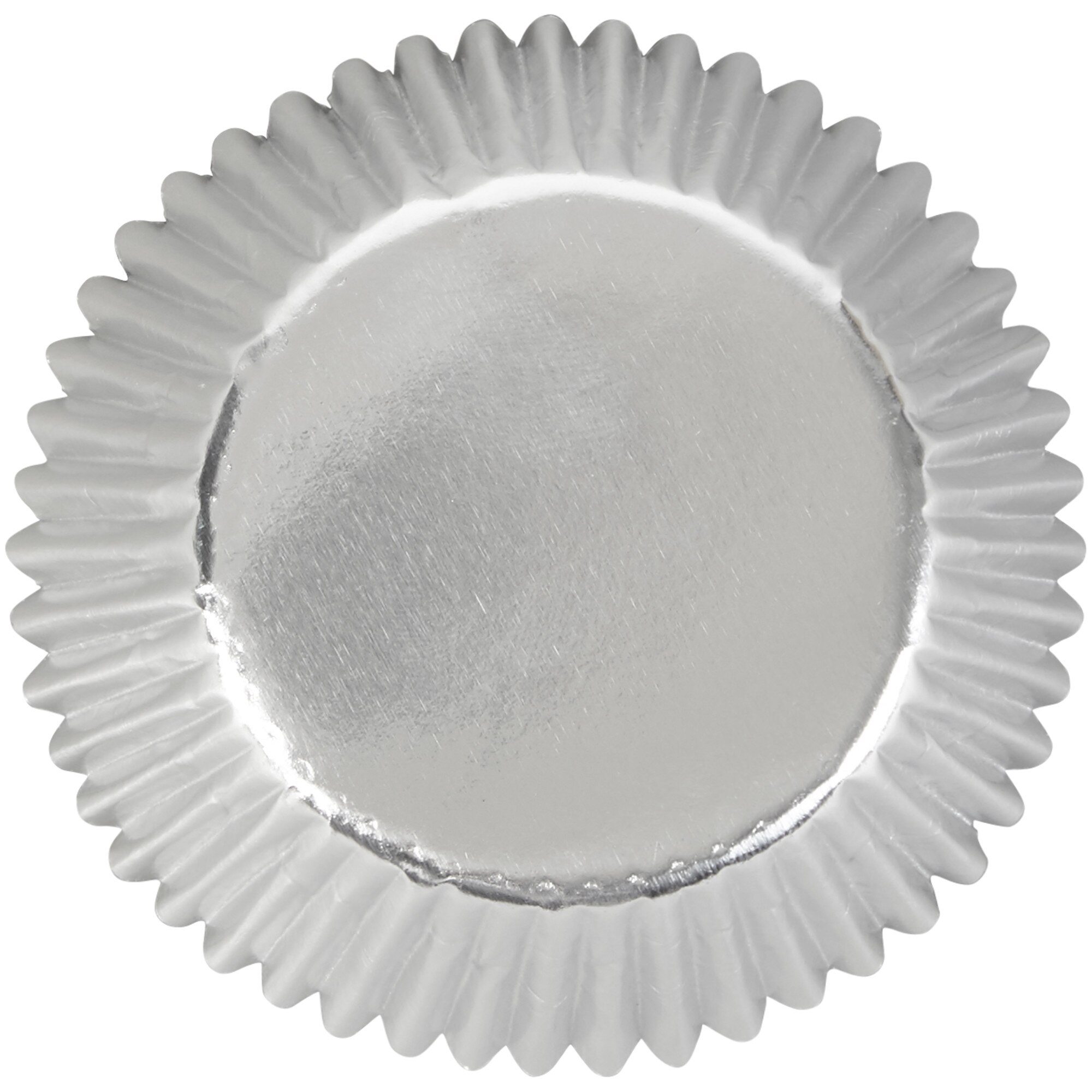 Комплект метализирана сребриста хартия за мъфини Wilton 7 х 3 см 24