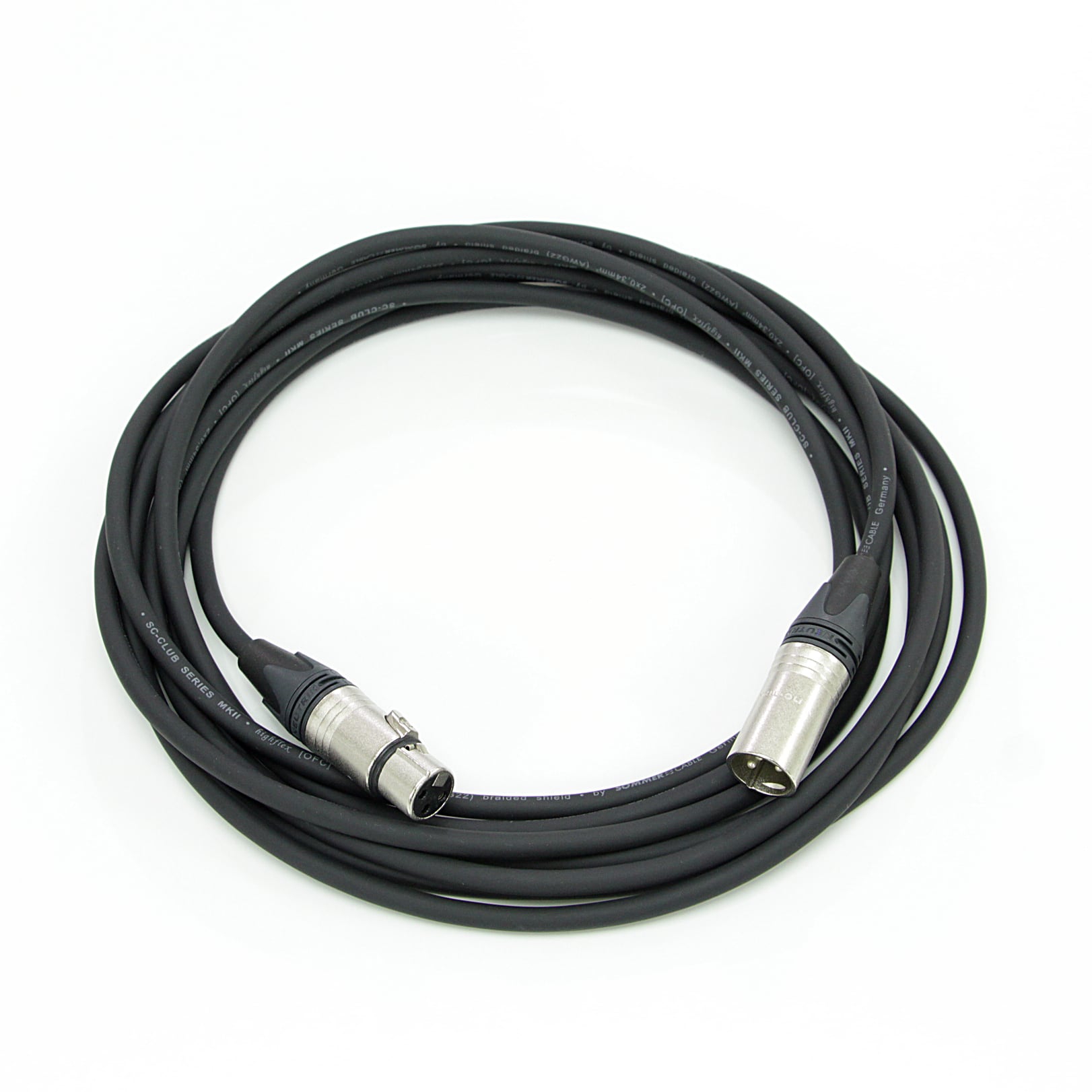 Cablu profesional pentru microfon, Plexo, flexibil, metal, 5 m - eMAG.ro