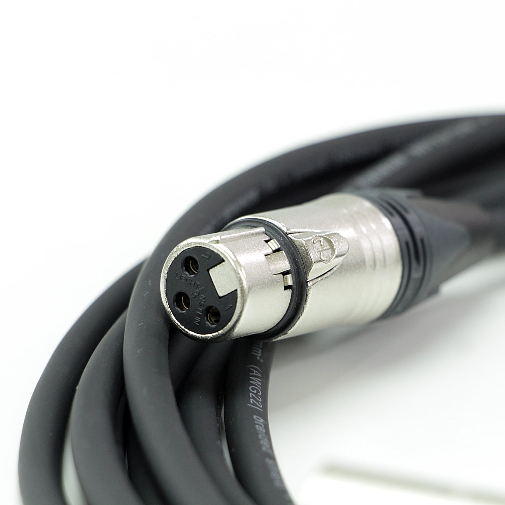 Cablu profesional pentru microfon, Plexo, flexibil, metal, 5 m - eMAG.ro