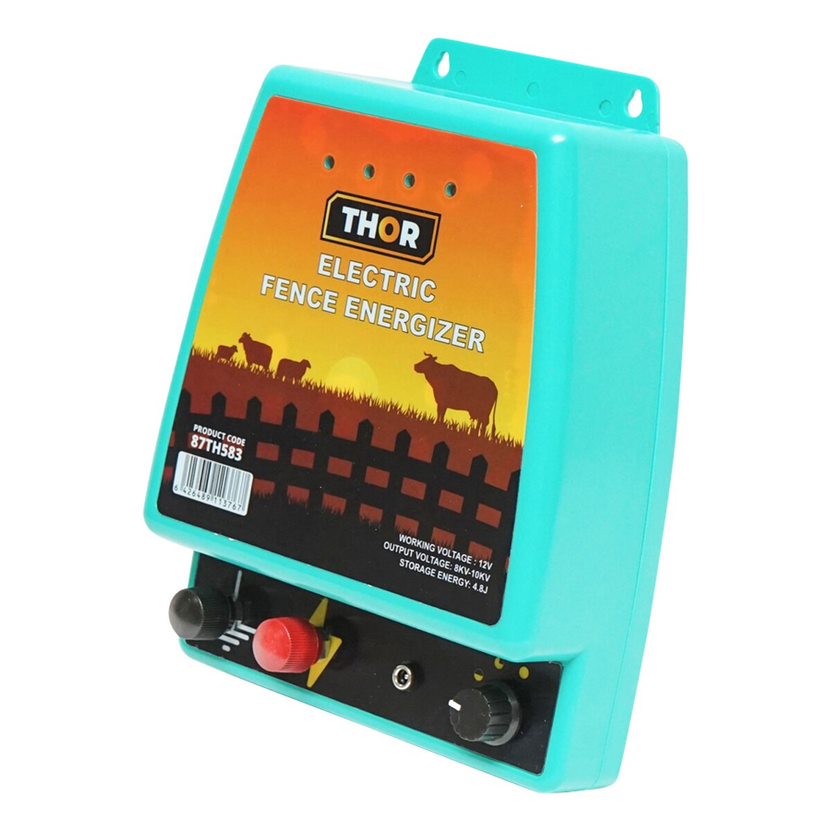 Aparat generator de impulsuri pentru gard electric 220V/DC12V 6 Joule ...