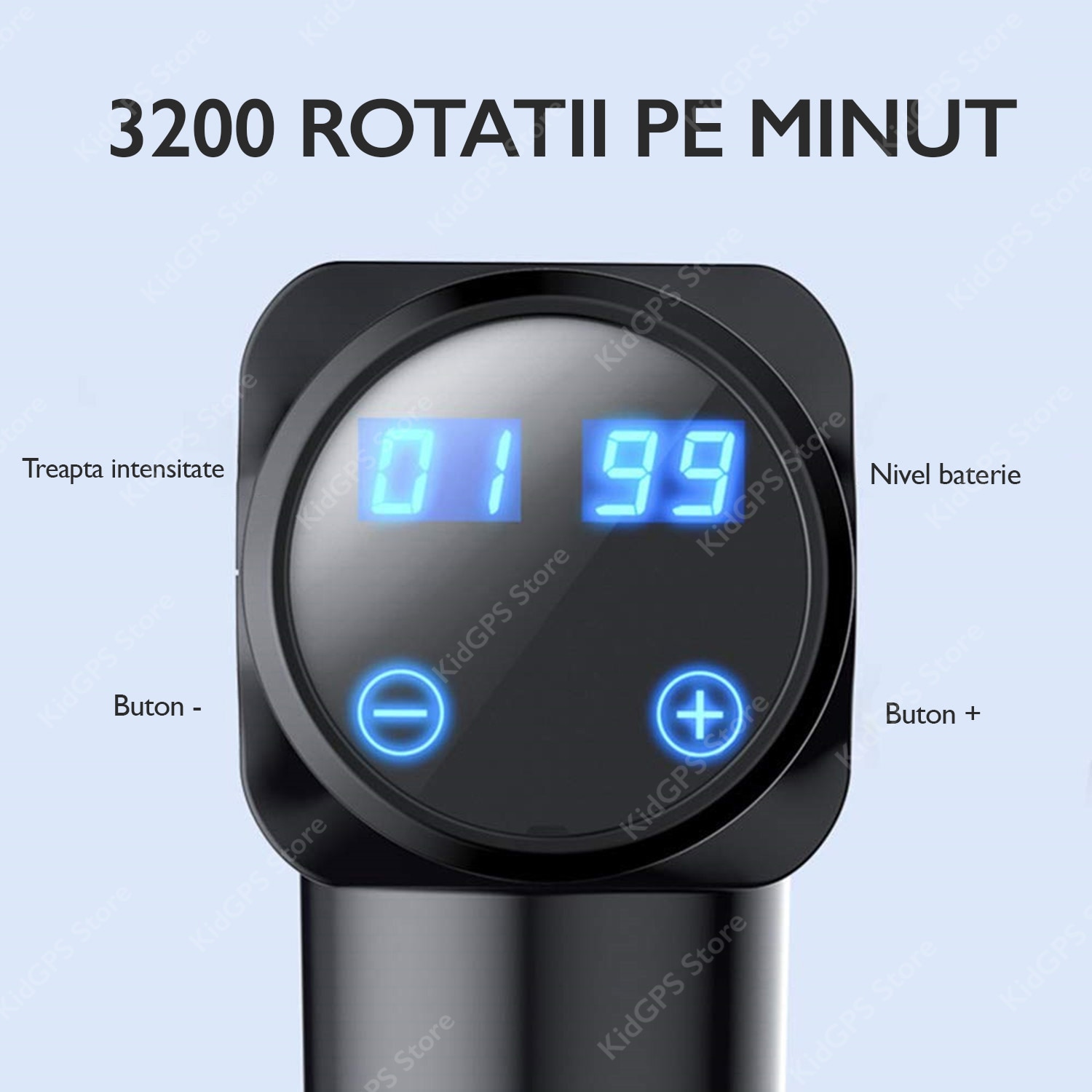 Aparat pentru masaj profesional tip pistol Horigen® Techone Power Pro ...