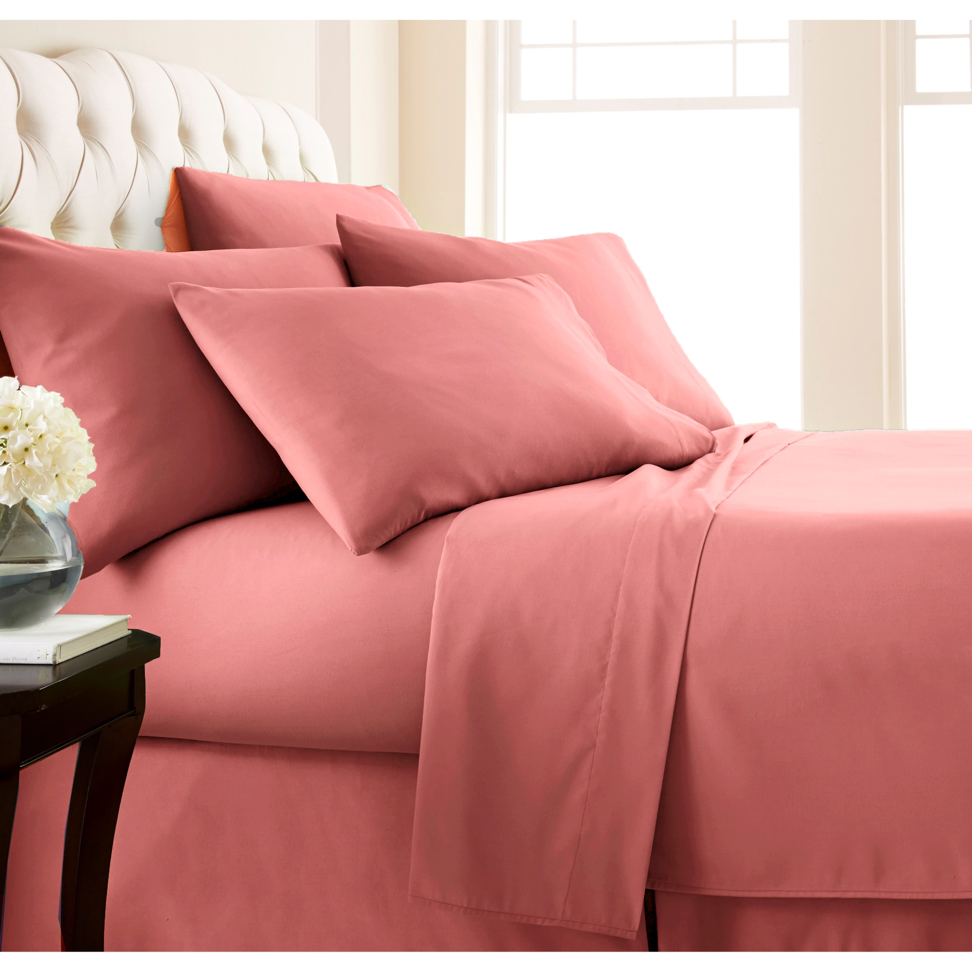 Cearsaf de pat cu elastic, Roz, 120 X 200 - eMAG.ro