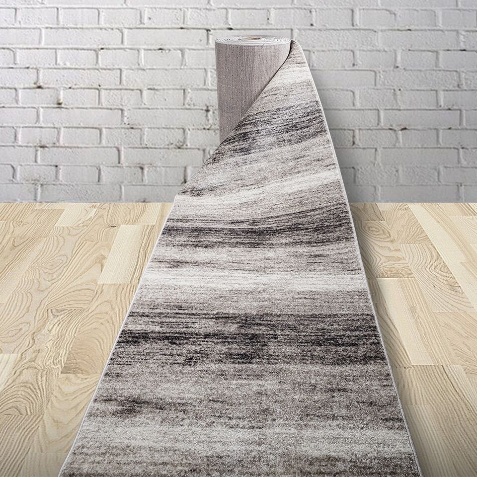 Covor Traversa Phoenix, model liniar-abstract, 100cm x 400cm, desen ...
