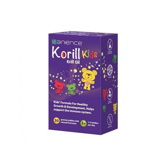 Korill KIDS 250mg Sanience 30 jeleuri masticabile - eMAG.ro