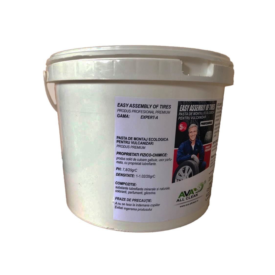 Pasta montaj anvelope Easy assembly of tires eco, 5 kg ava all clean ...