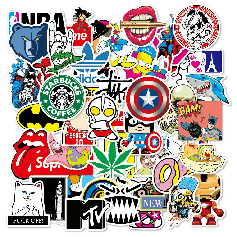 Set Bomb Stickers Playsmartshop, 100 bucati stickere colorate pentru ...