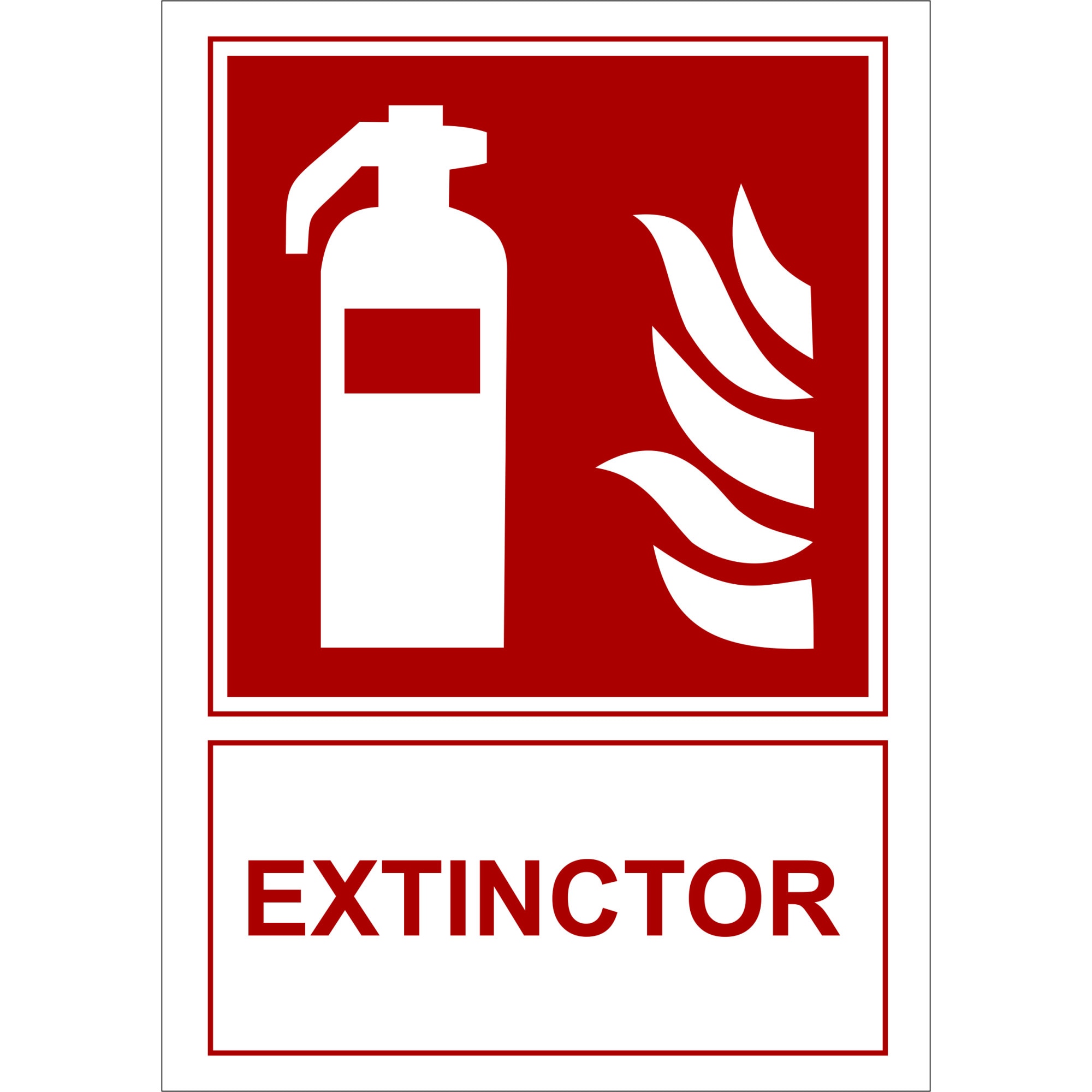 Indicator pentru paza si stingerea incendiilor Extinctor, Hartie ...