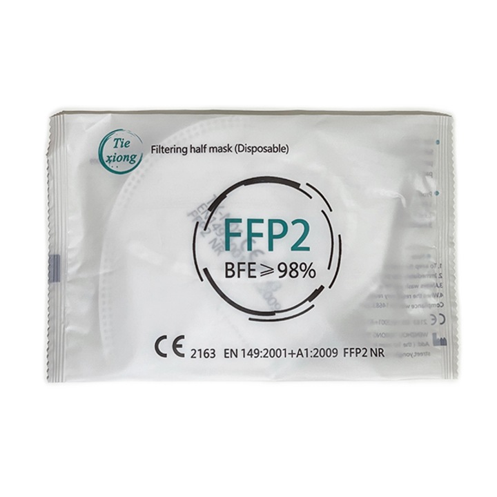 Set 10 buc Masti FFP2 de protectie, 5 straturi, BFE ≥98%, ambalate individual, Certificate CE ...