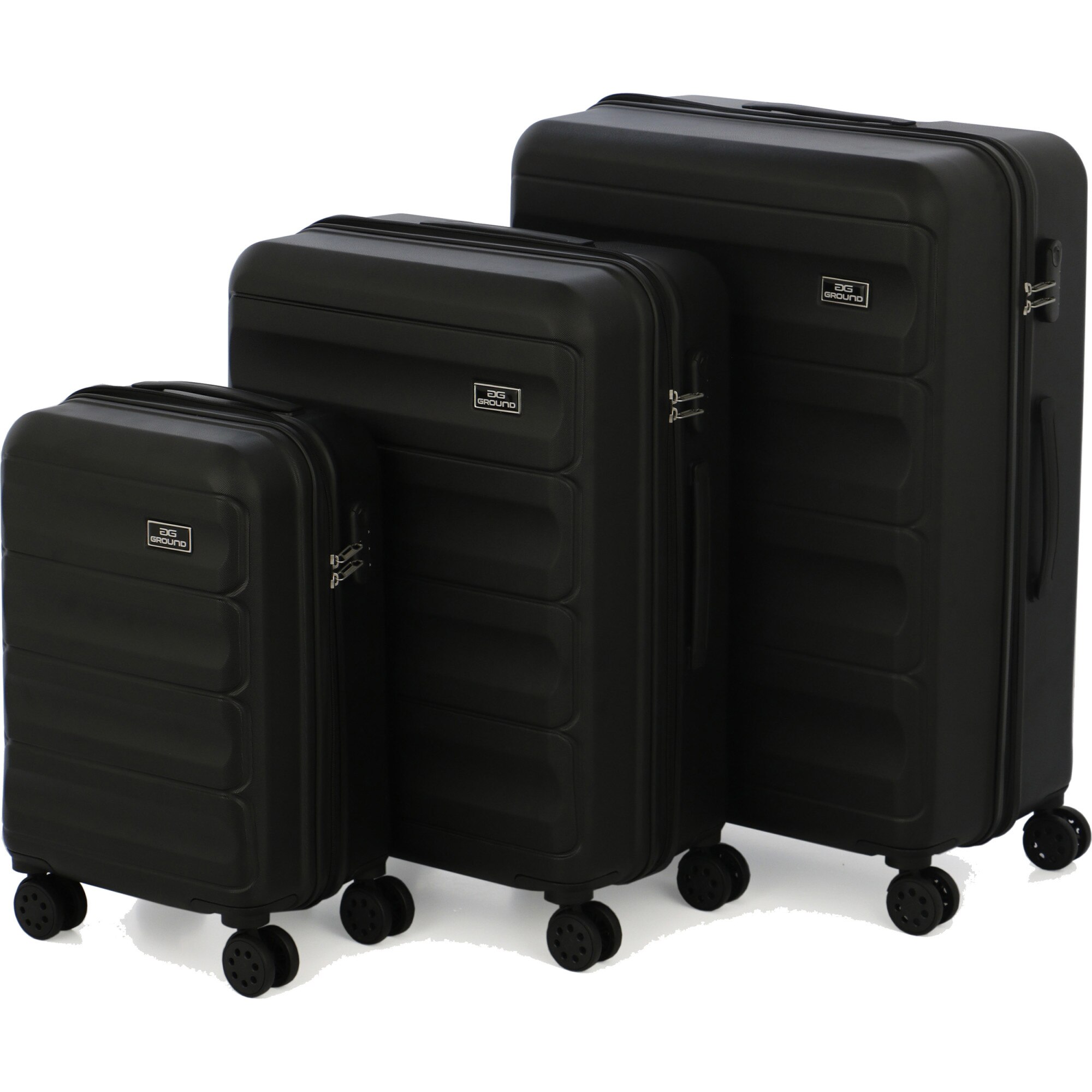 Set 3 trolere WIDE, ABS, marime S+M+L, culoare, Negru - eMAG.ro