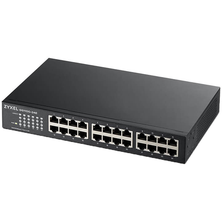 Switch ZyXEL GS1100-24E-EU0103F, 24-Port Gigabit - eMAG.ro