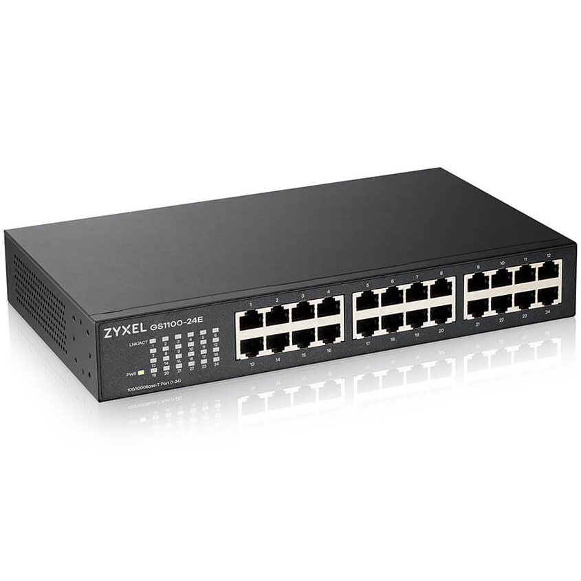 Switch ZyXEL GS1100-24E-EU0103F, 24-Port Gigabit - eMAG.ro