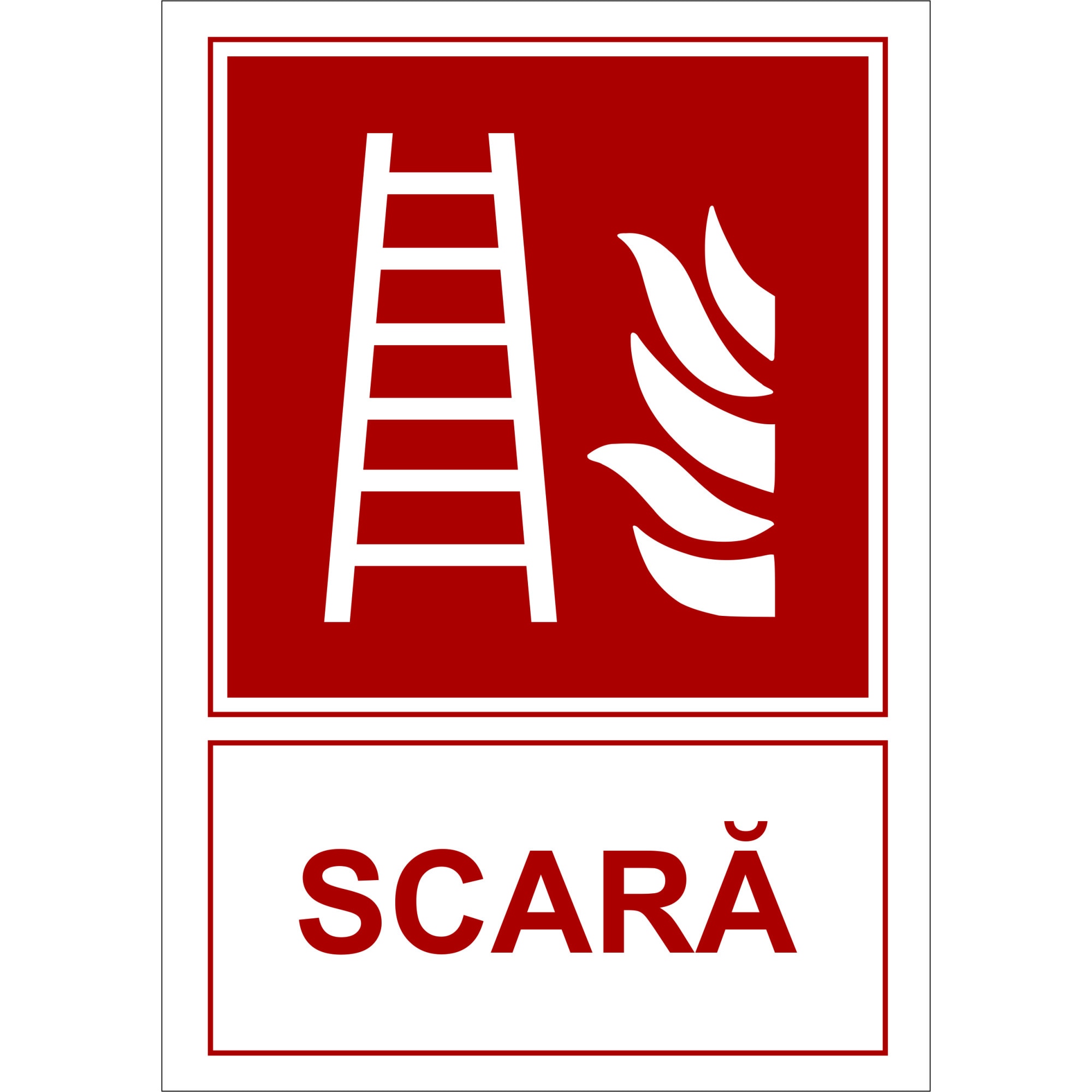 Indicator pentru paza si stingerea incendiilor Scara incendiu, Hartie ...