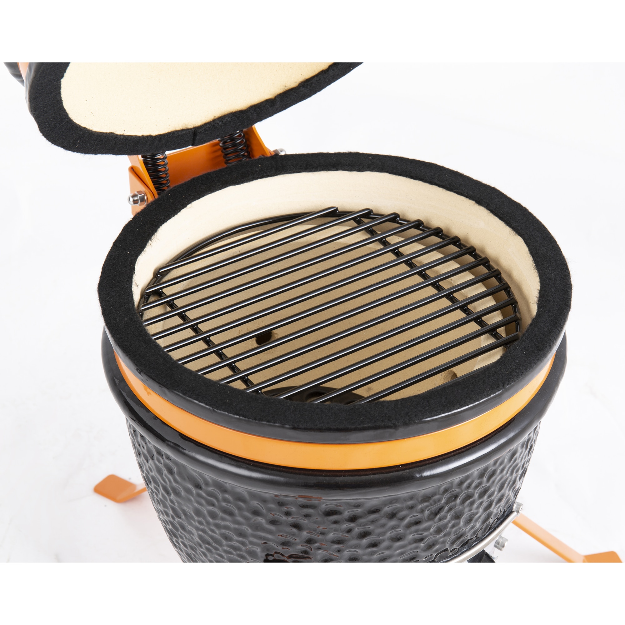 Gratar ceramic Kamado mini D MAX 11825, suprafata de gatit 32 cm - eMAG.ro