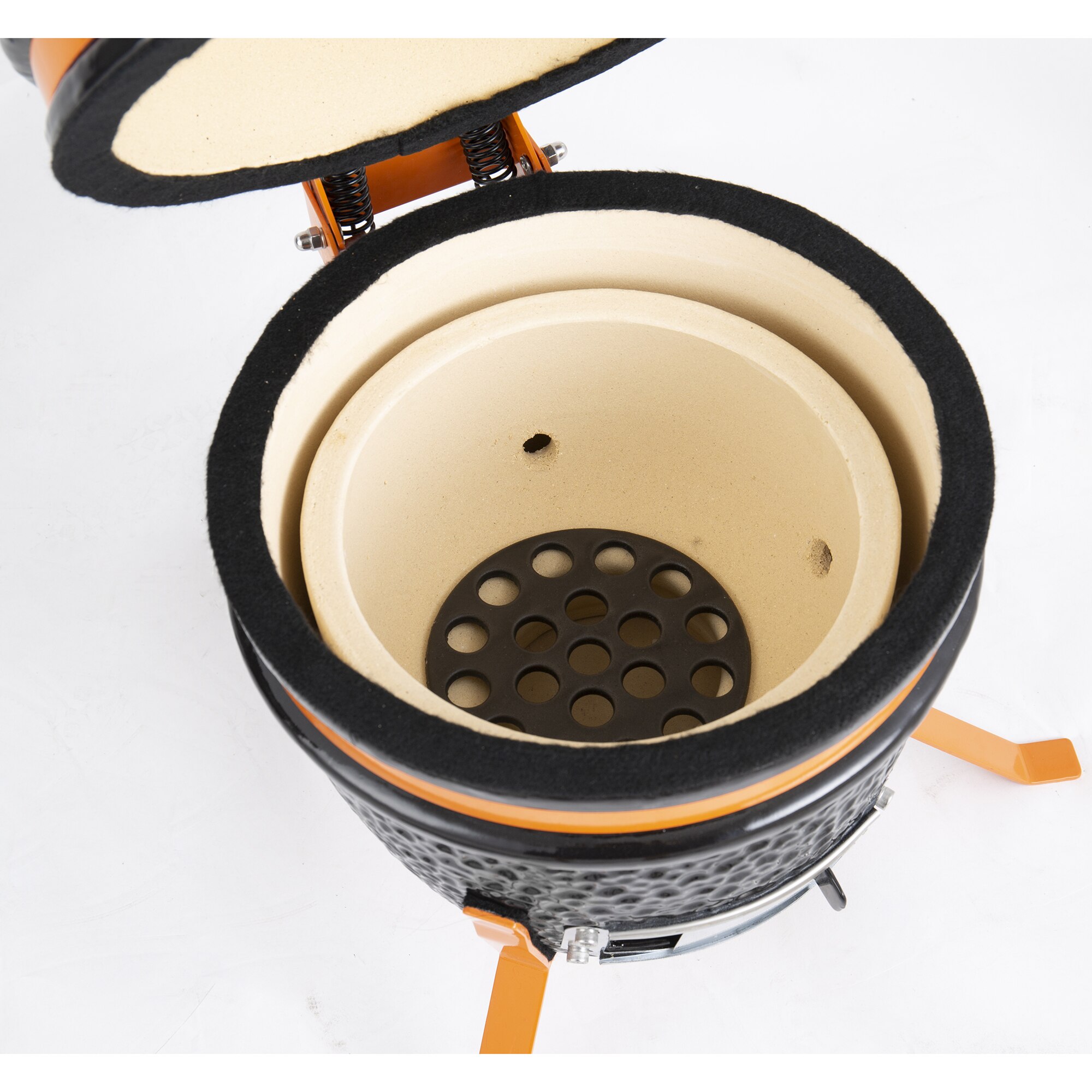 Gratar ceramic Kamado mini D MAX 11825, suprafata de gatit 32 cm - eMAG.ro
