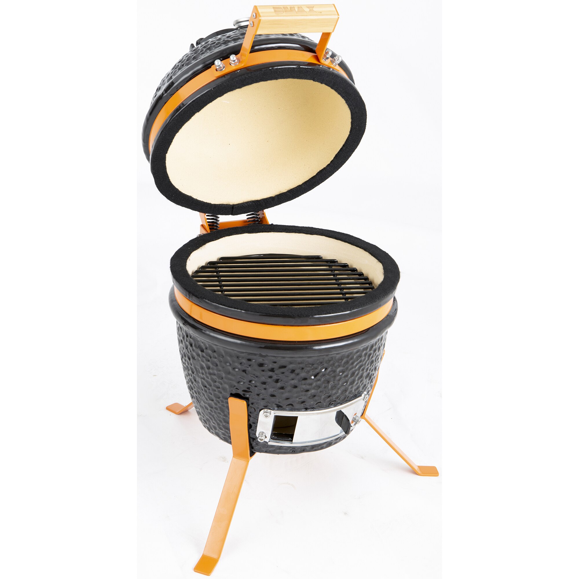 Gratar ceramic Kamado mini D MAX 11825, suprafata de gatit 32 cm - eMAG.ro