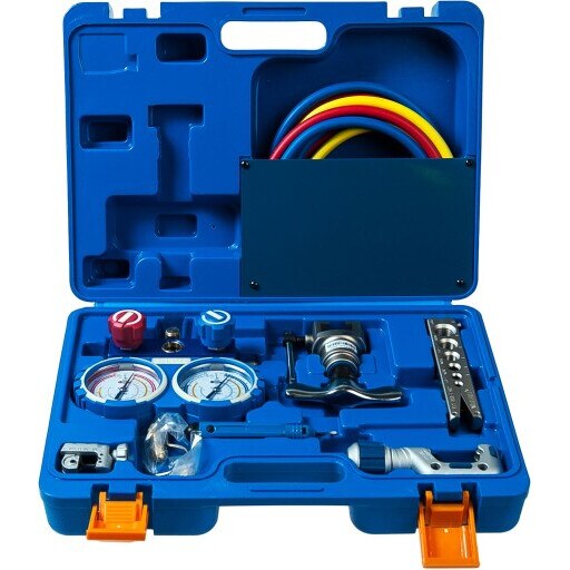Trusa frigotehnistului VTB-5B-I, manometru freon value, freon r22,r134a ...