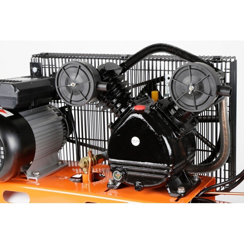 Compresor aer comprimat 100L 4.6CP 2 cilindri 480L min (LXC100-2-230V) - eMAG.ro