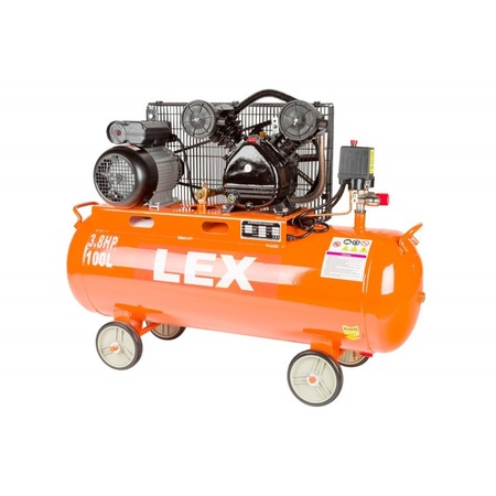 Compresor aer comprimat 100L 4.6CP 2 cilindri 480L min (LXC100-2-230V) - eMAG.ro
