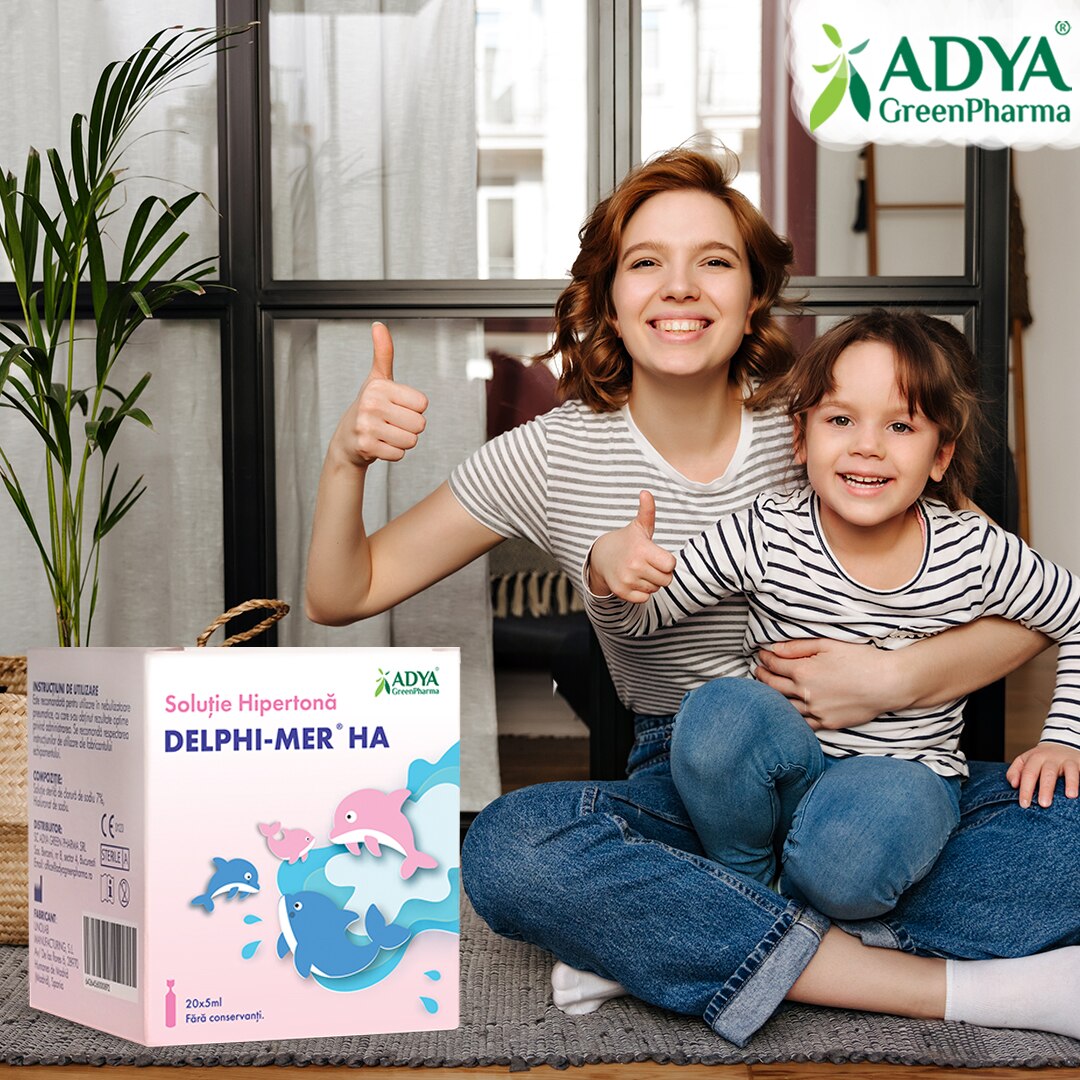 Delphi-MER HA, Solutie salina hipertona 7%, Hialuronat de sodiu, 20 x 5 ...