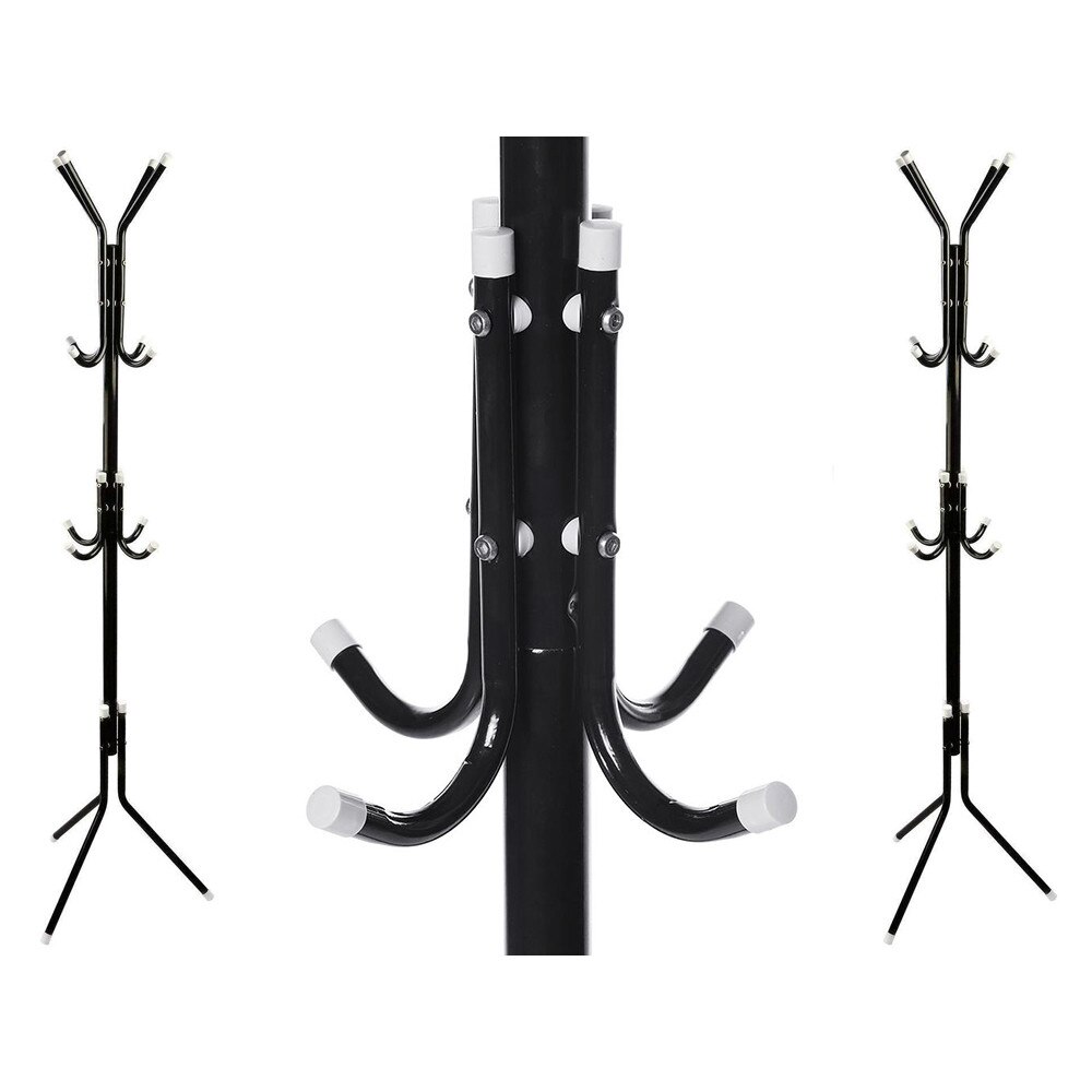 Cuier tip pom, Elastix, negru cu multiple agatori, 165 cm x 40 cm - eMAG.ro