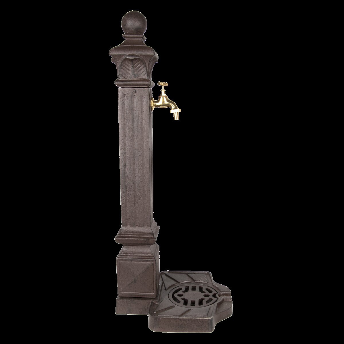 Cismea de gradina din fier maro auriu 33 cm x 29 cm x 80 h - eMAG.ro