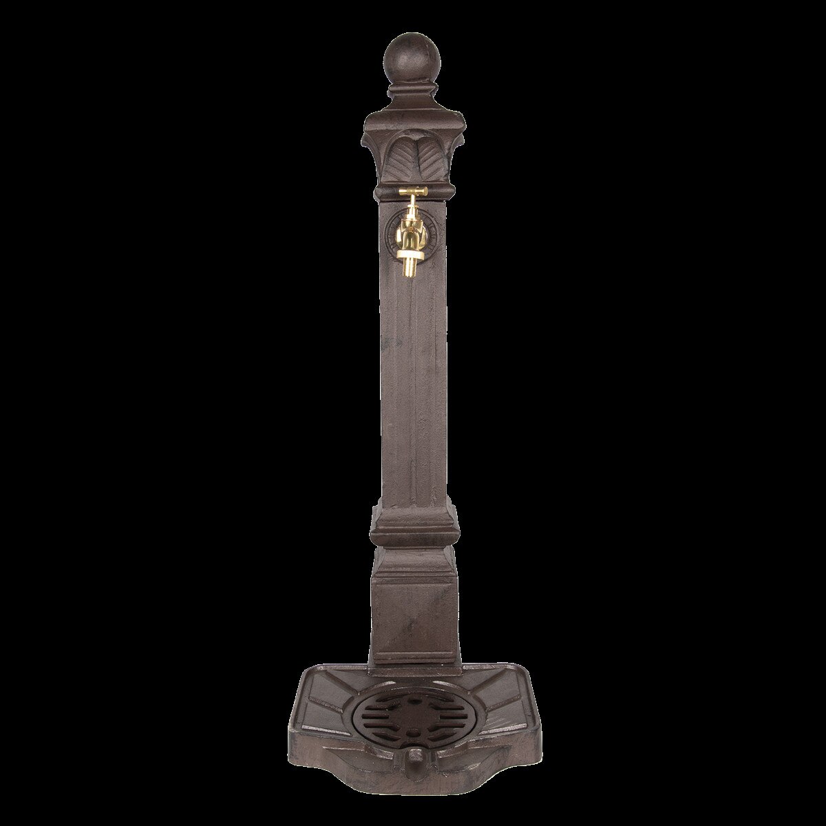 Cismea de gradina din fier maro auriu 33 cm x 29 cm x 80 h - eMAG.ro
