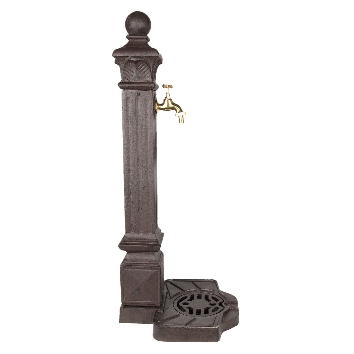 Cismea de gradina din fier maro auriu 33 cm x 29 cm x 80 h - eMAG.ro