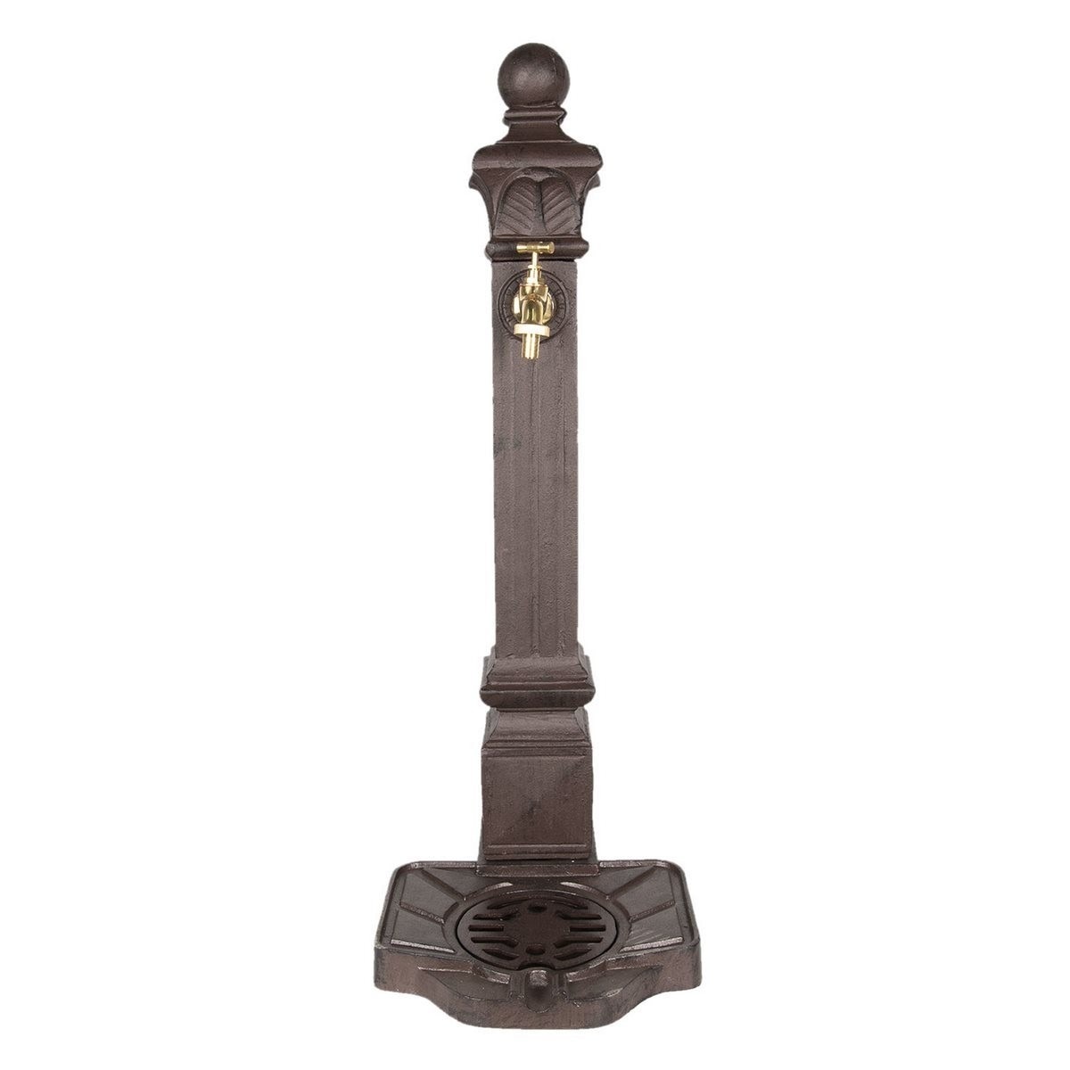 Cismea de gradina din fier maro auriu 33 cm x 29 cm x 80 h - eMAG.ro