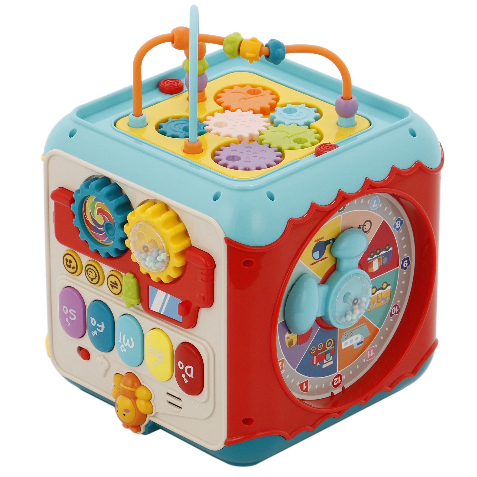 Cub cu activitati M-Toys 6 in 1 - eMAG.ro