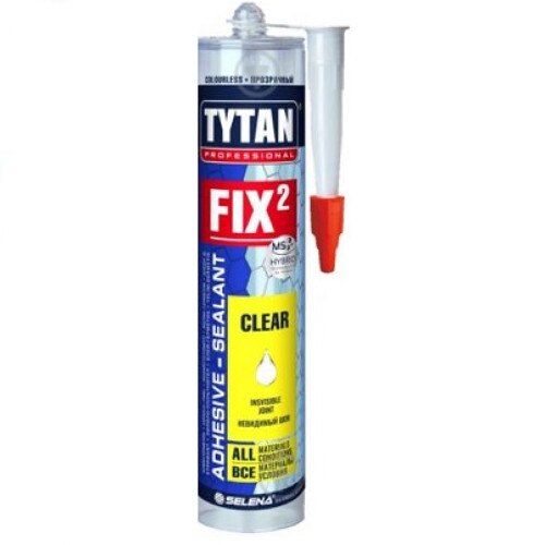 Silicon etansant adeziv transparent 290 ml Tytan FIX² - eMAG.ro