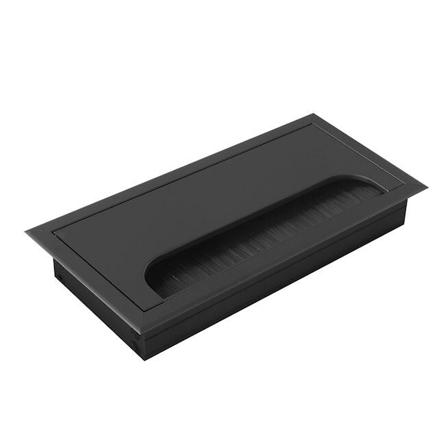 Trecere Cabluri cu Perie 80X160 Negru pentru Birou - eMAG.ro