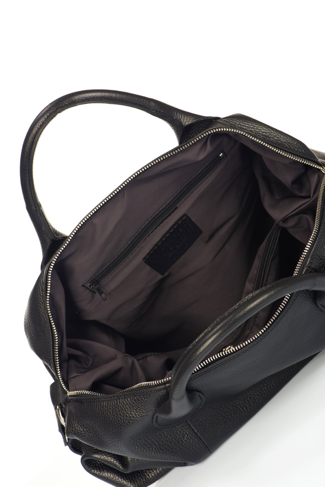 Geanta pentru calatorii, piele naturala, negru, Victoria - eMAG.ro