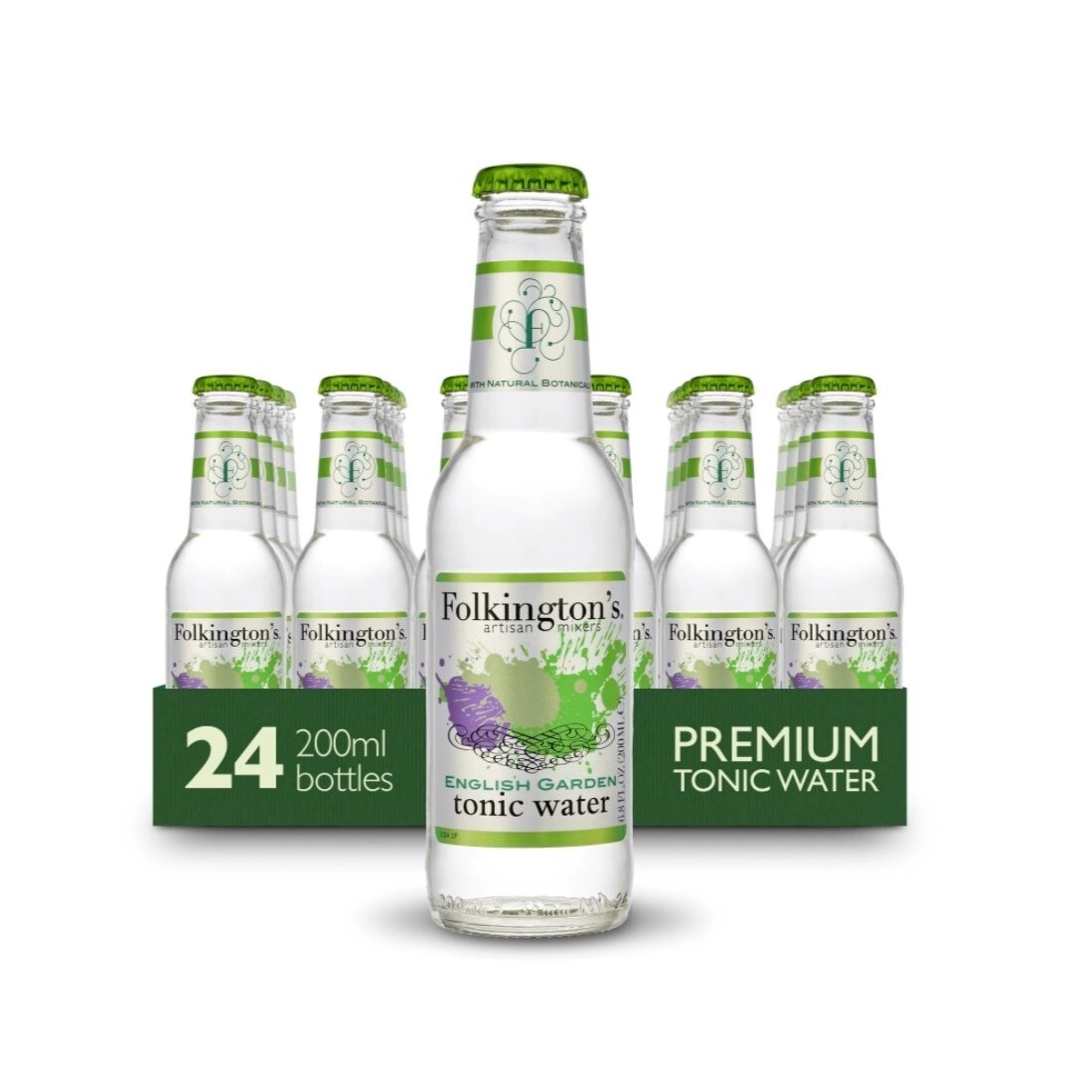 Apa tonica Folkington's, English Garden, 12 x 200ml - eMAG.ro