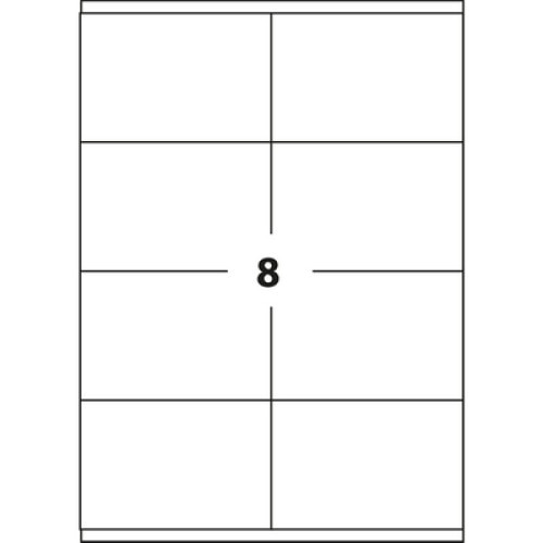 Etichete albe autoadezive 8/A4, 105 x 74 mm, 100 coli/top, D.Rect - eMAG.ro