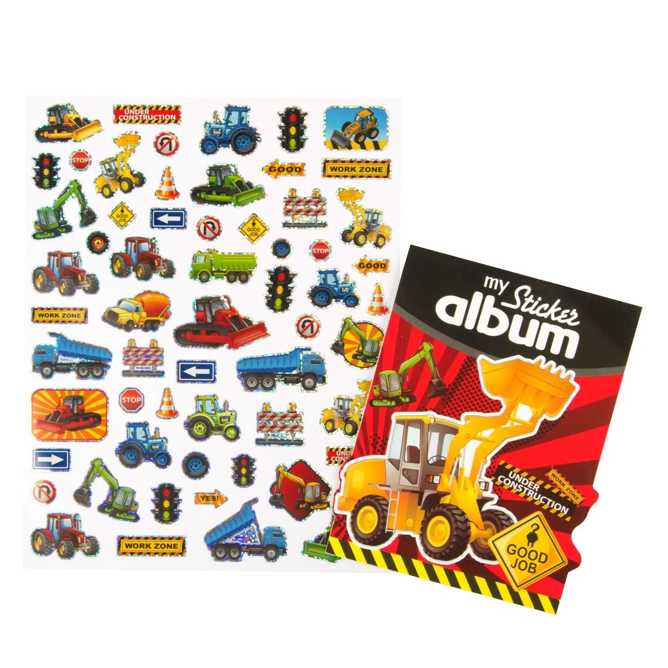 Set 60 stickere Truck si album, Lioness, 12 x 16 cm - eMAG.ro
