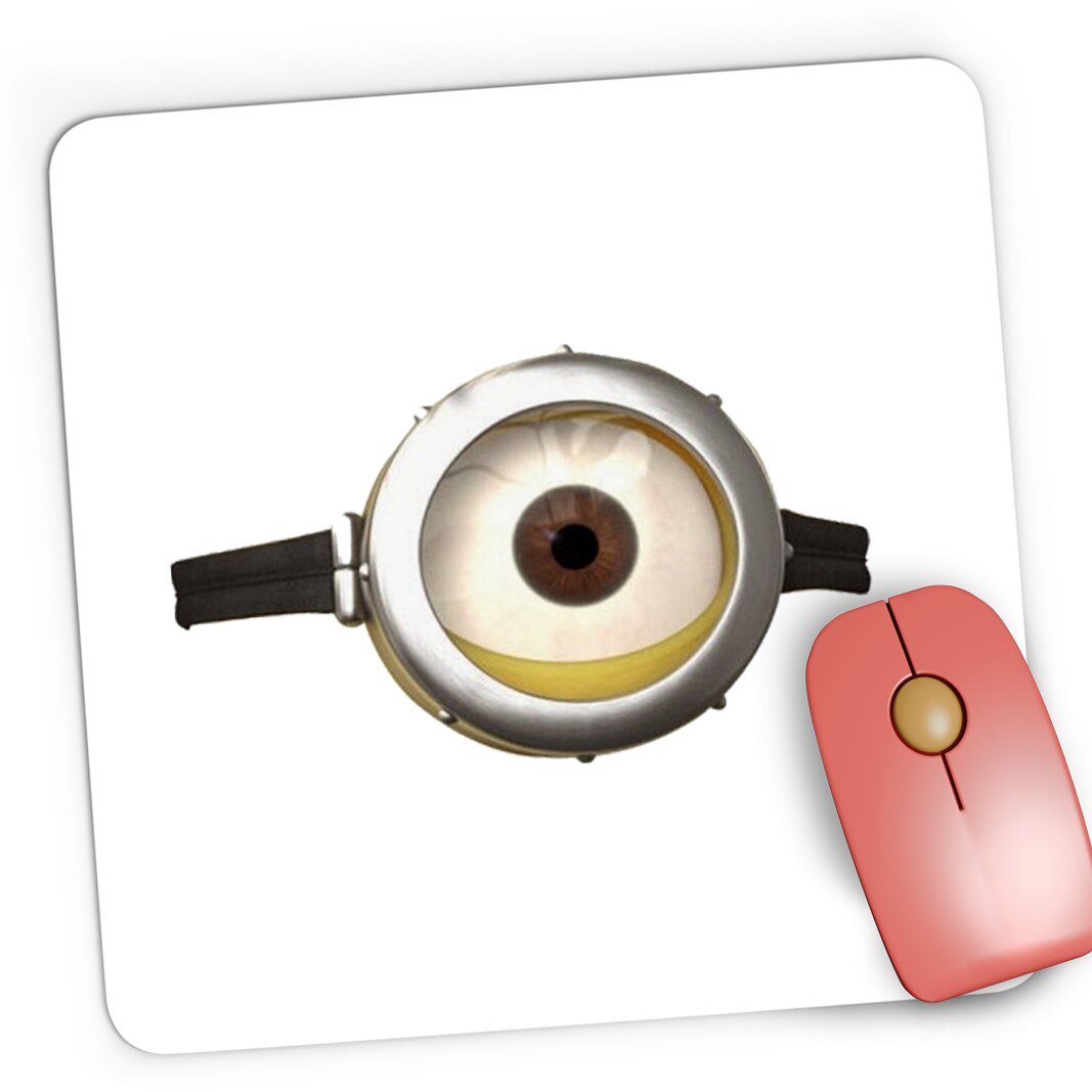 Mousepad Gaming Minions, Monoclu, Minioni, 21x19 cm - eMAG.ro