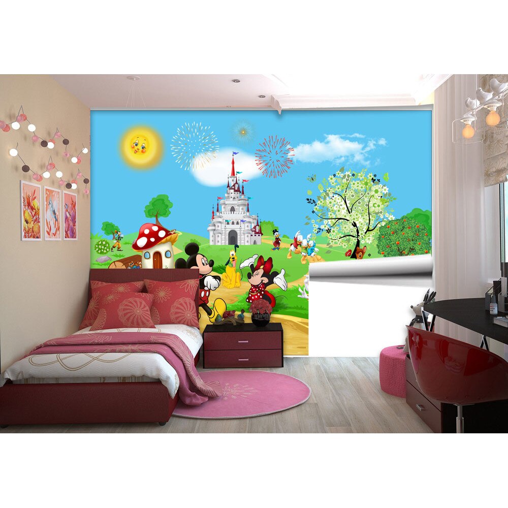 Gyermek tapéta Disney Mickey and Friends, papír, tarka, 250 x 400 cm ...