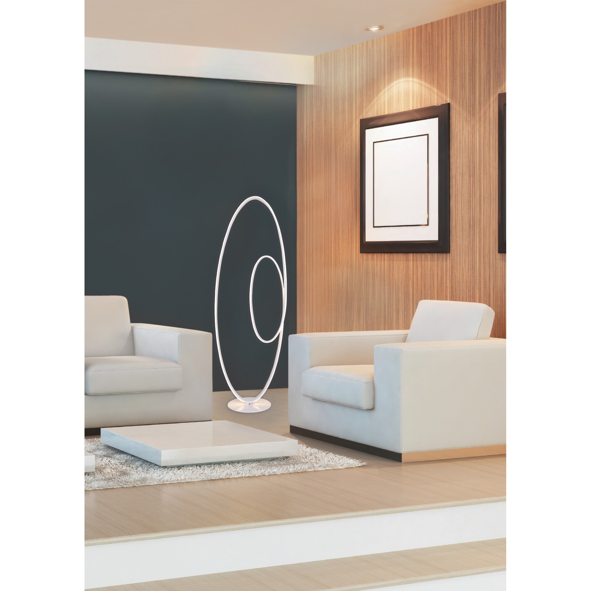 Lampadar cu LED h: 120cm alb "Odrive" - eMAG.ro