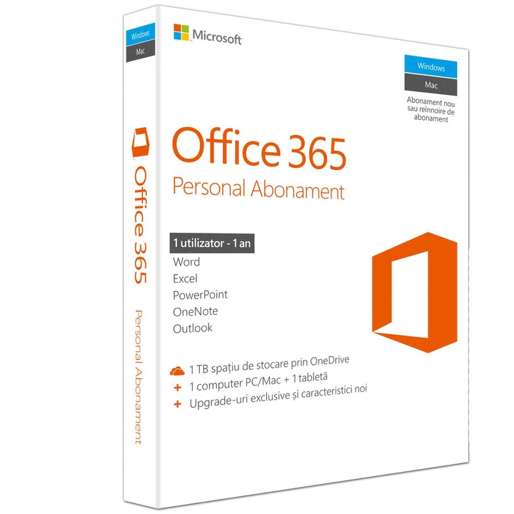 Microsoft Office 365 Personal, 32-bit/x64, English Subscription ...