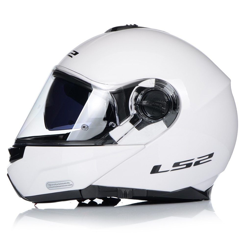 Casca moto, LS2, FF325, Protectie UV, ABS, Alb, L 59-60cm - eMAG.ro
